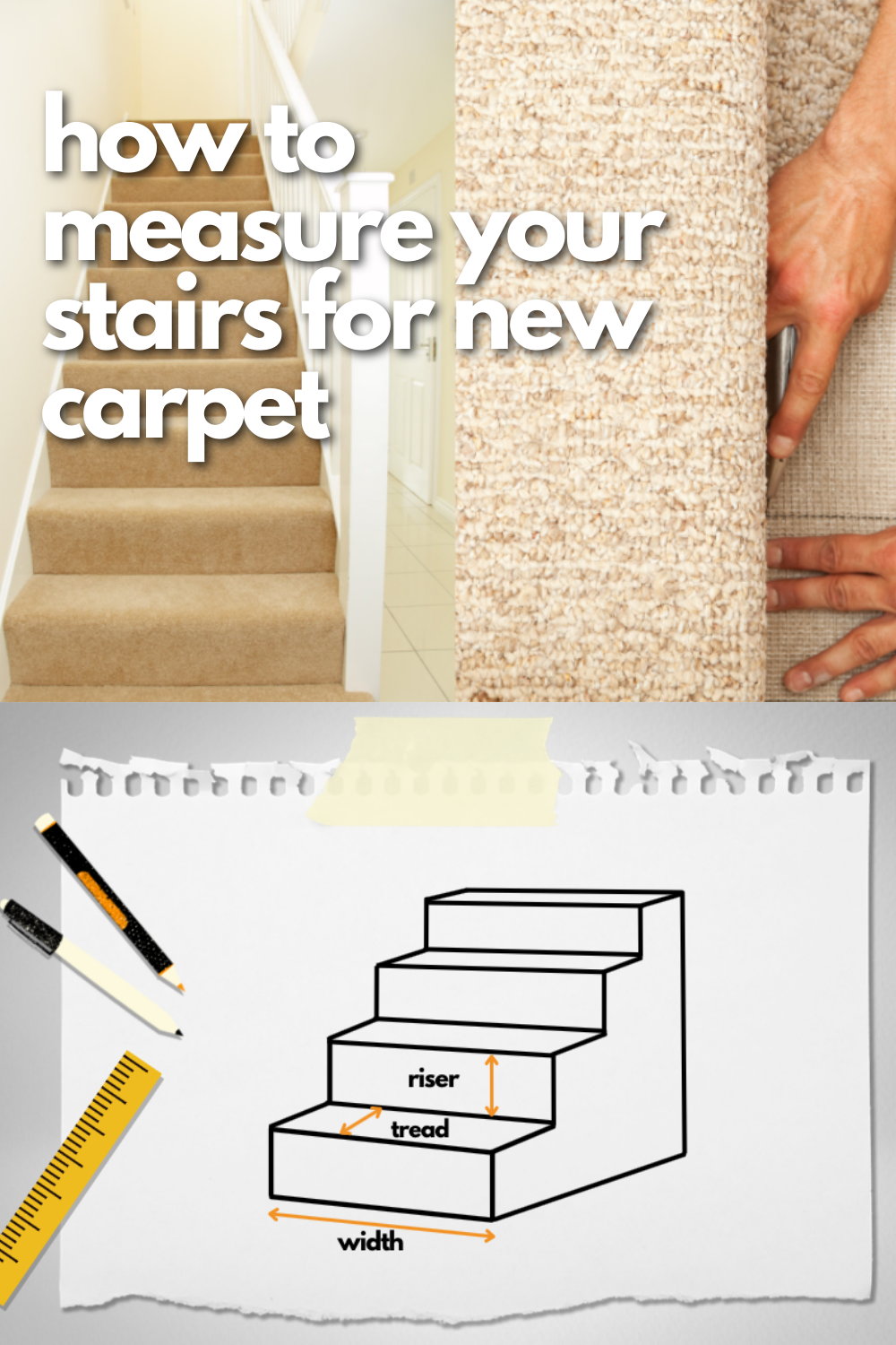 A Step-by-Step Guide to Measuring Your Stairs for New Carpet and ...